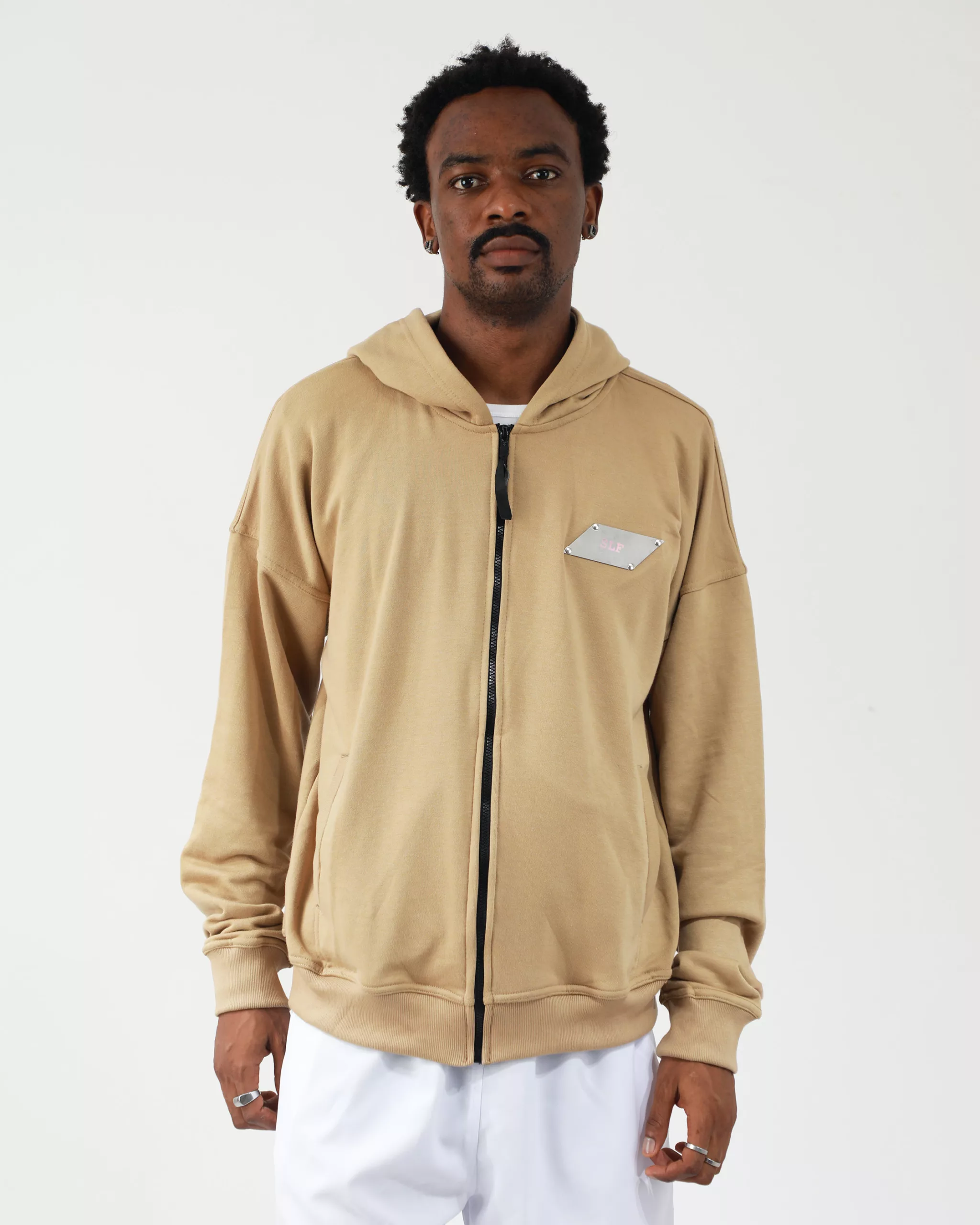 Buy the SLF Sand Zip-Up Hoodie on Garmspot.com